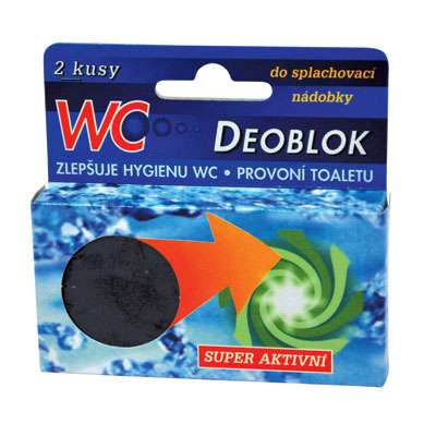Tablety WC DEOBLOCK - do nádrže, 45 g | OFFICEO.cz