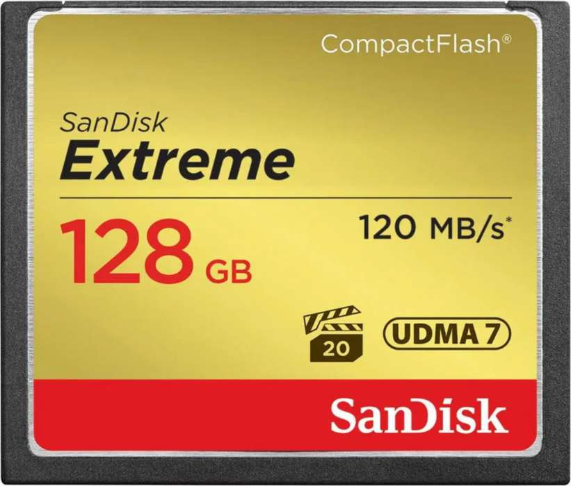 Paměťová karta CompactFlash SanDisk Extreme Pro - 128 GB, černá ...